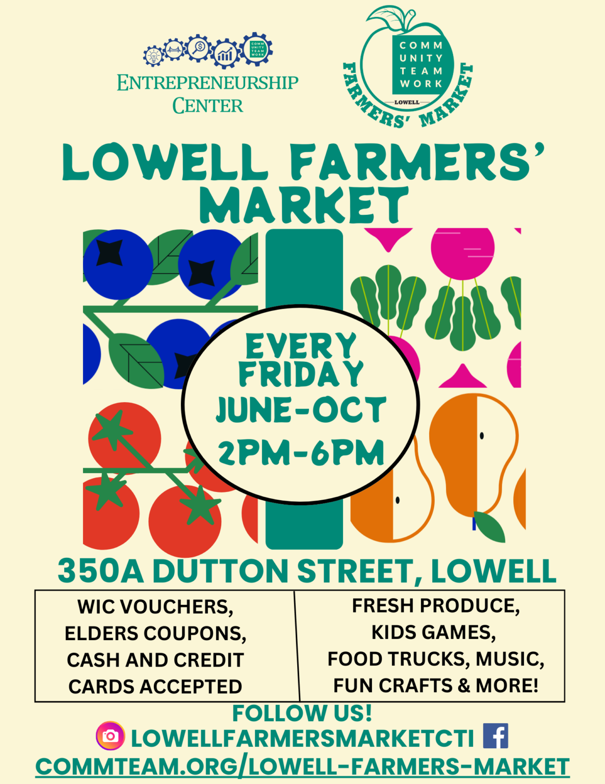 Lowell Farmers’ Market - Community Teamwork